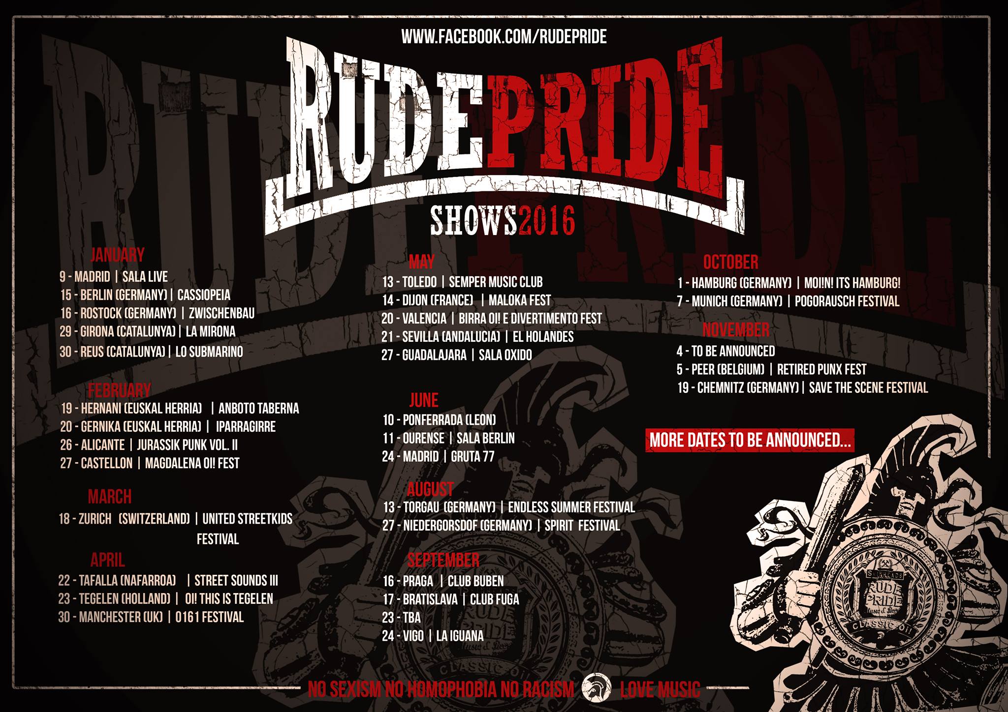 Sigue la gira de Rude Pride – Condenado Fanzine | No Mess, No Fuss ...