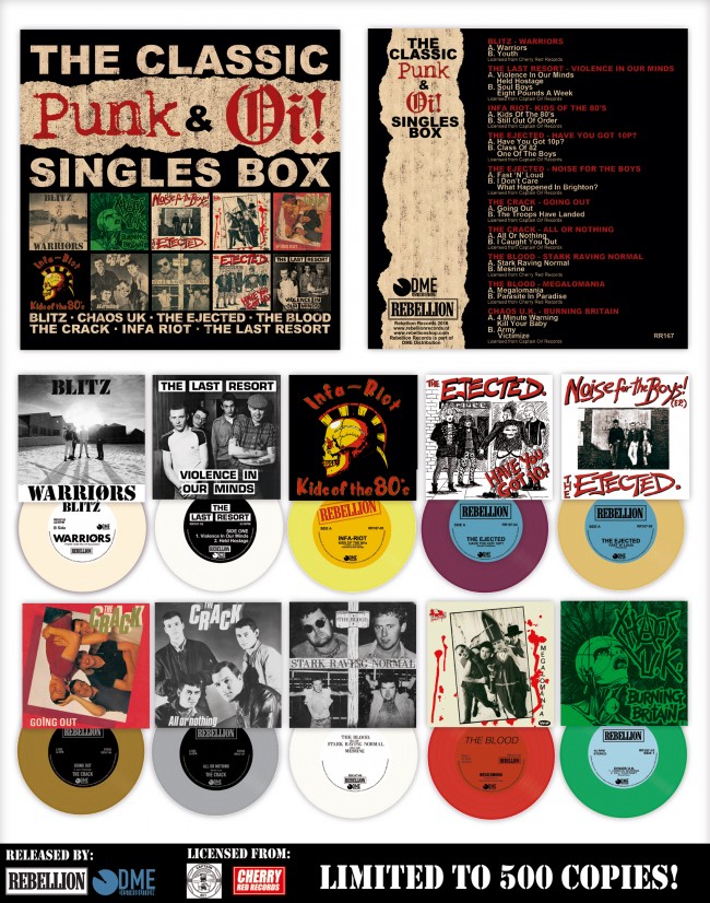 The Classic Punk & Oi! Singles Boxset 10 x 7″ ya está aquí – Condenado ...
