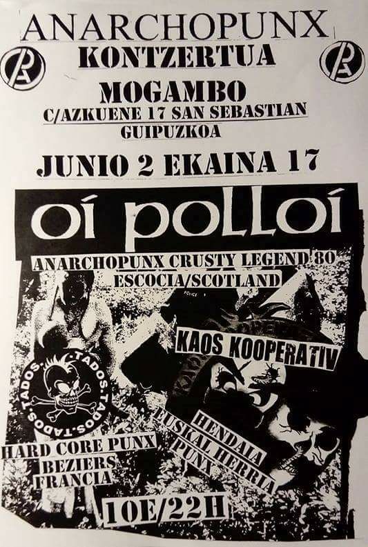 Oi Polloi, en Donosti – Condenado Fanzine | No Mess, No Fuss, Just Pure ...