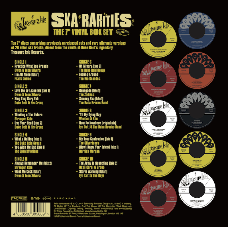 ‘Treasure Isle Ska Rarities’ 7″ box set – Condenado Fanzine | No Mess ...