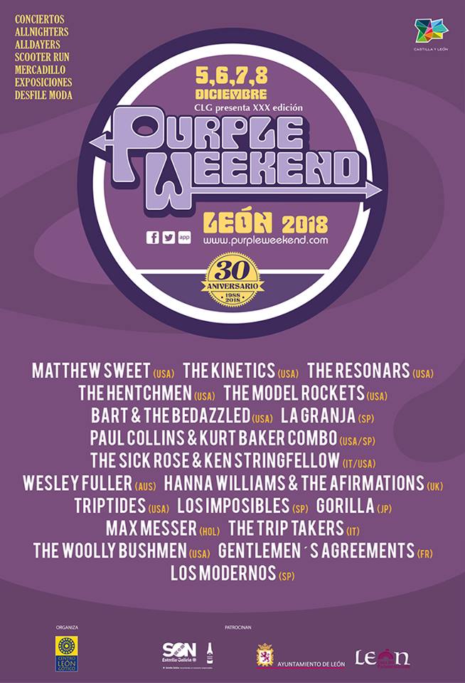 Cartel Purple Weekend 2018 – Condenado Fanzine