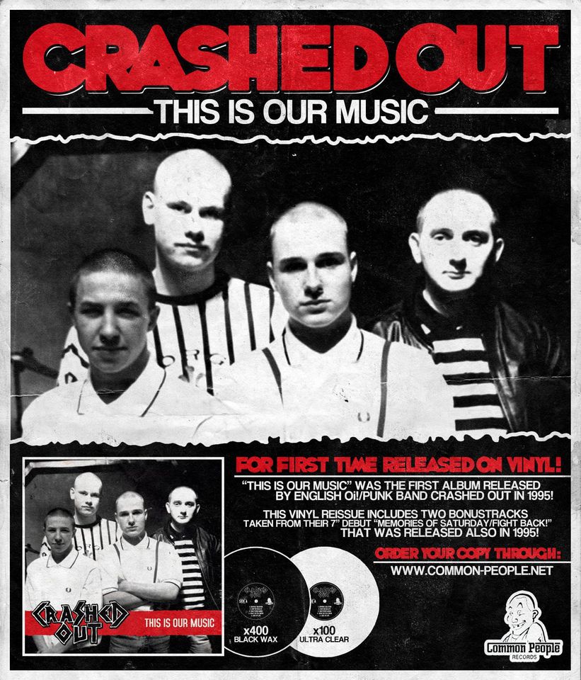 ‘This Is Our Music’ de Crashed Out por primera vez en vinilo ...