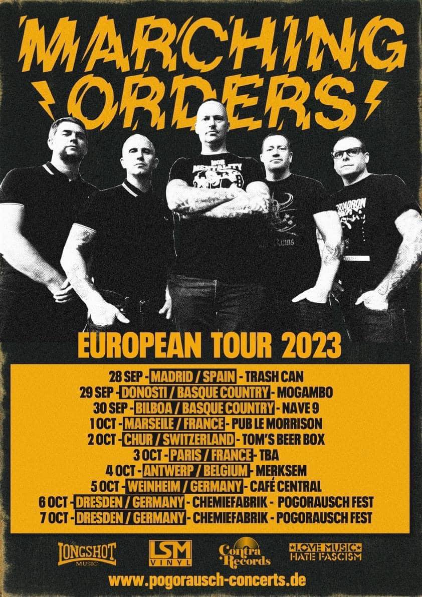 Tres conciertos para Marching Orders – Condenado Fanzine | No Mess, No ...